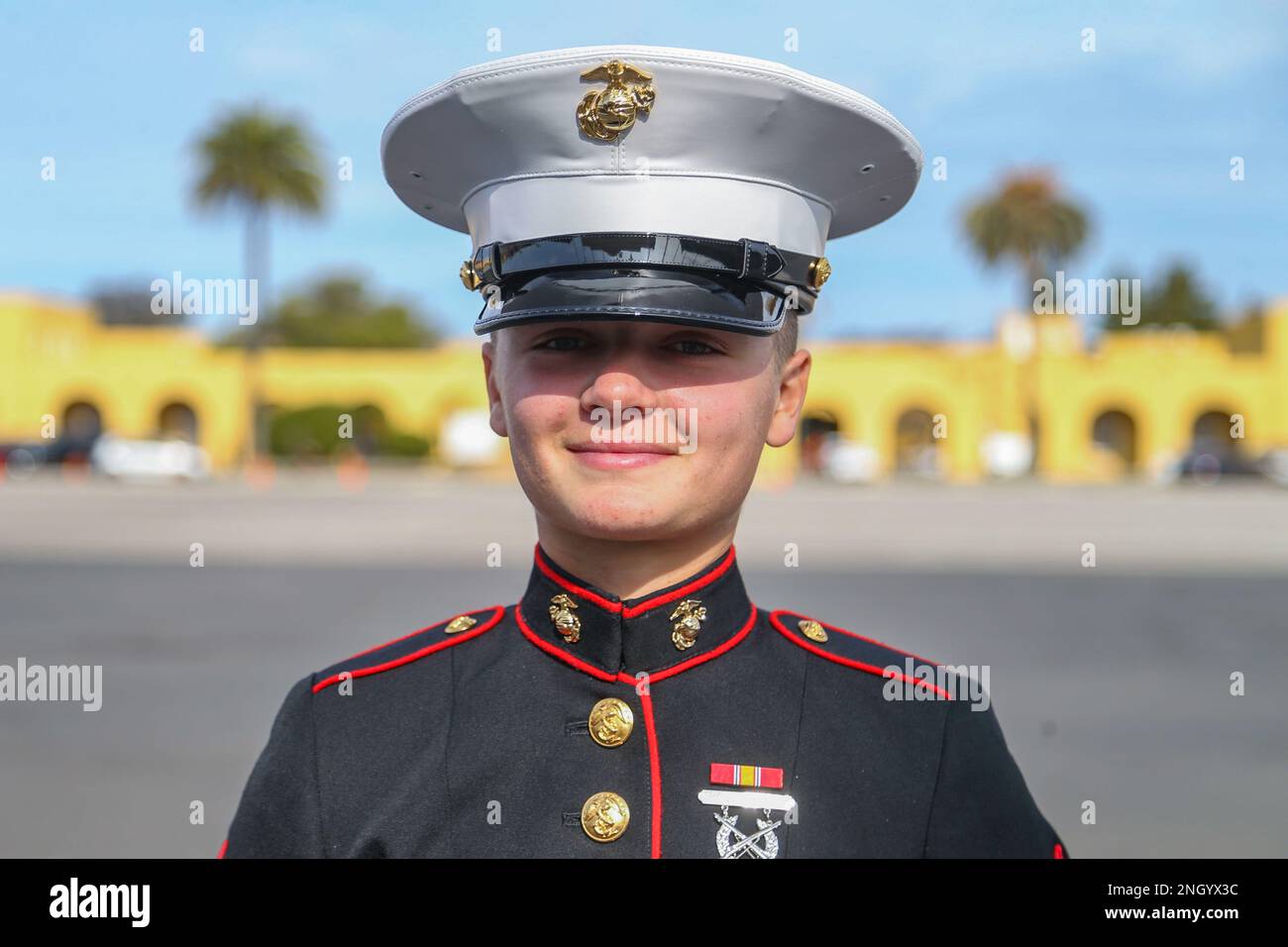 U.S. Marine Corps Lance Cpl. Madison D. Franklin, a Marine with Golf ...
