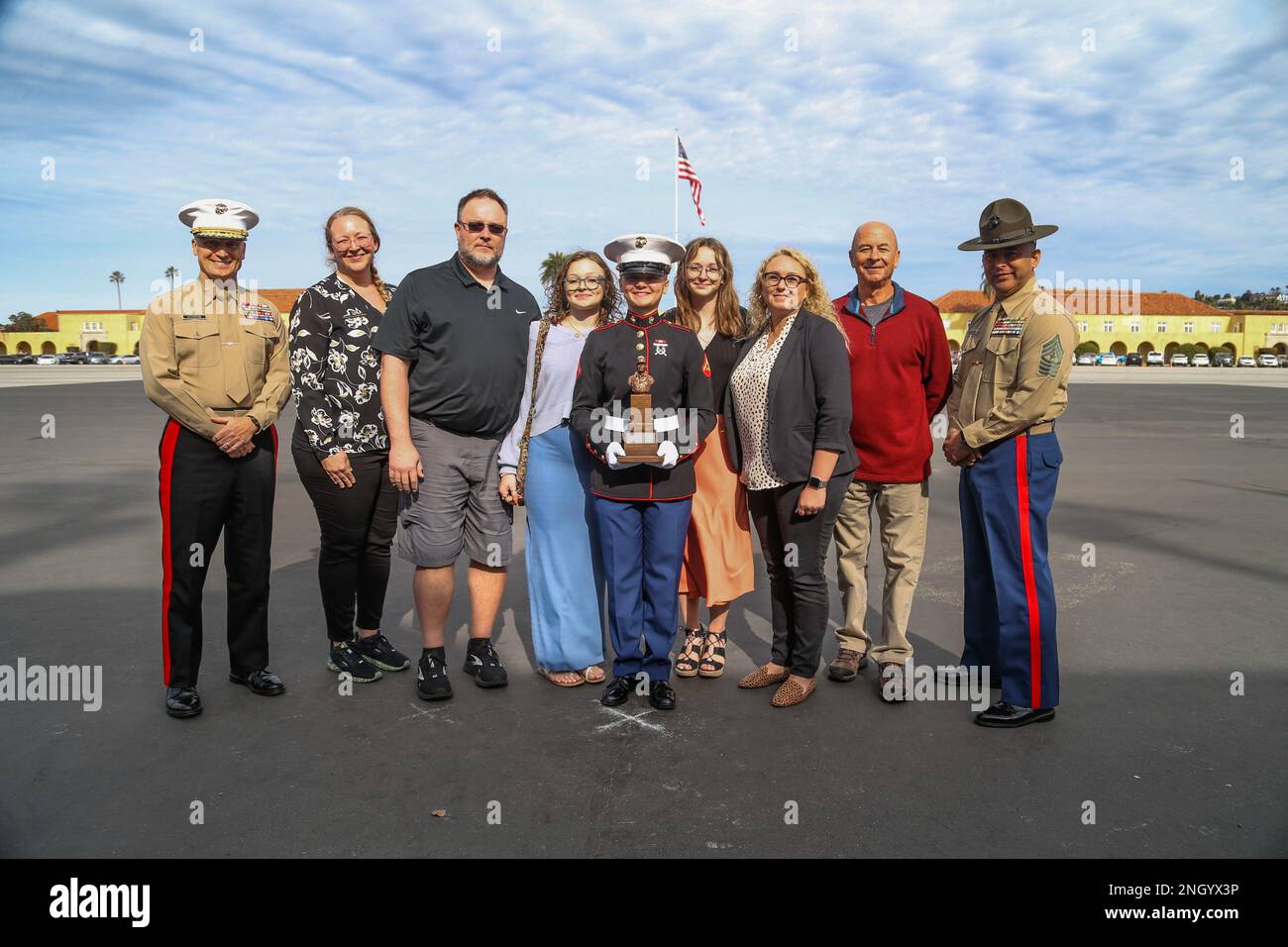 U.S. Marine Corps Lance Cpl. Madison D. Franklin, a Marine with Golf ...