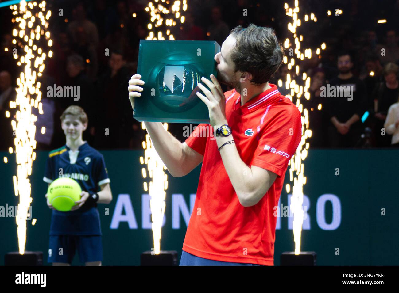 Rotterdam, Netherlands. 19th Feb, 2023. Daniil Medvedev of Russia ...
