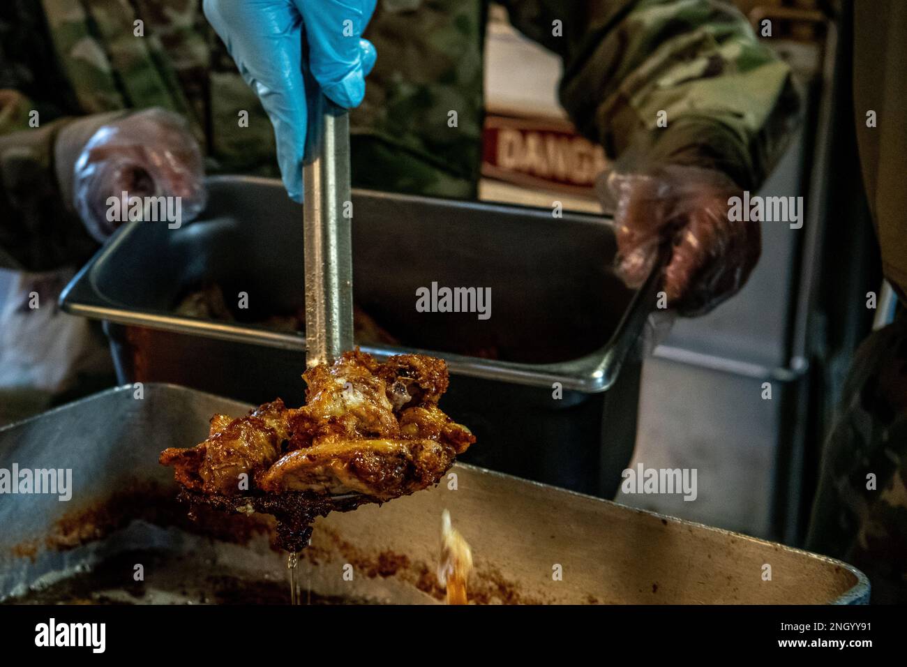 Spc. Tyre Strong, 35th Combat Sustainment Support Battalion culinary ...