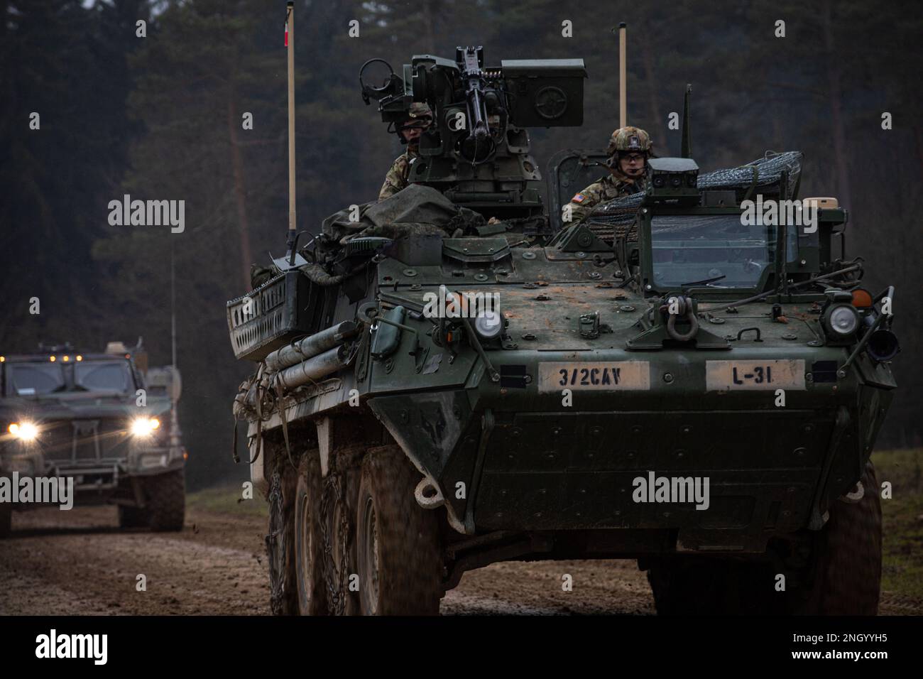 U.S. Soldiers assigned to Lighting Troop Platoon, 3rd Squadron, 2nd ...