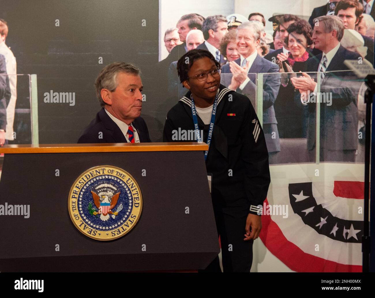 221202-N-BS627-1398 SIMI VALLEY, CA (Dec. 2, 2022) Greg Benedict, tour ...