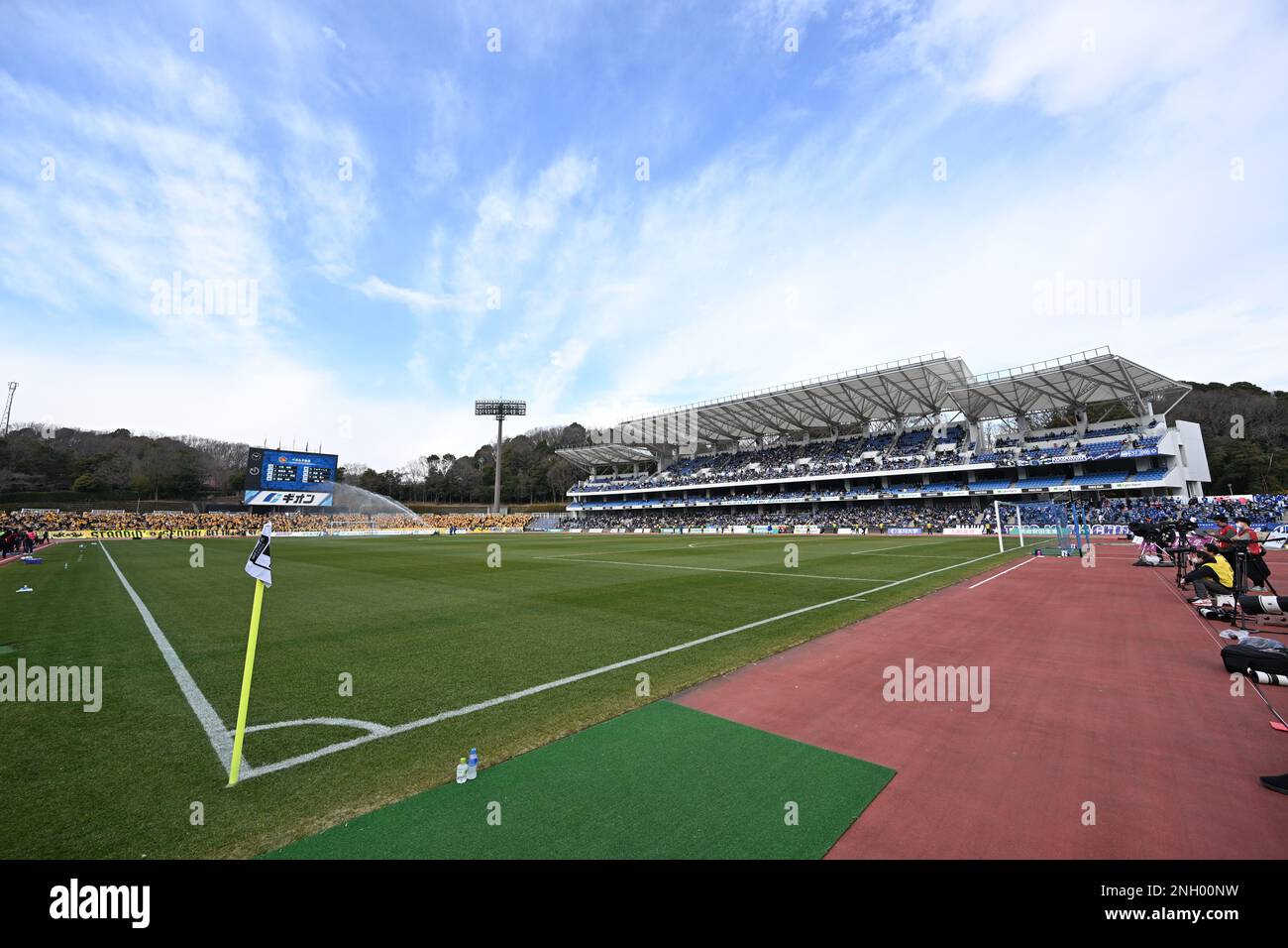 Tokyo, Japan. Credit: MATSUO. 19th Feb, 2023. General view Football/Soccer : 2023 J2 League ...