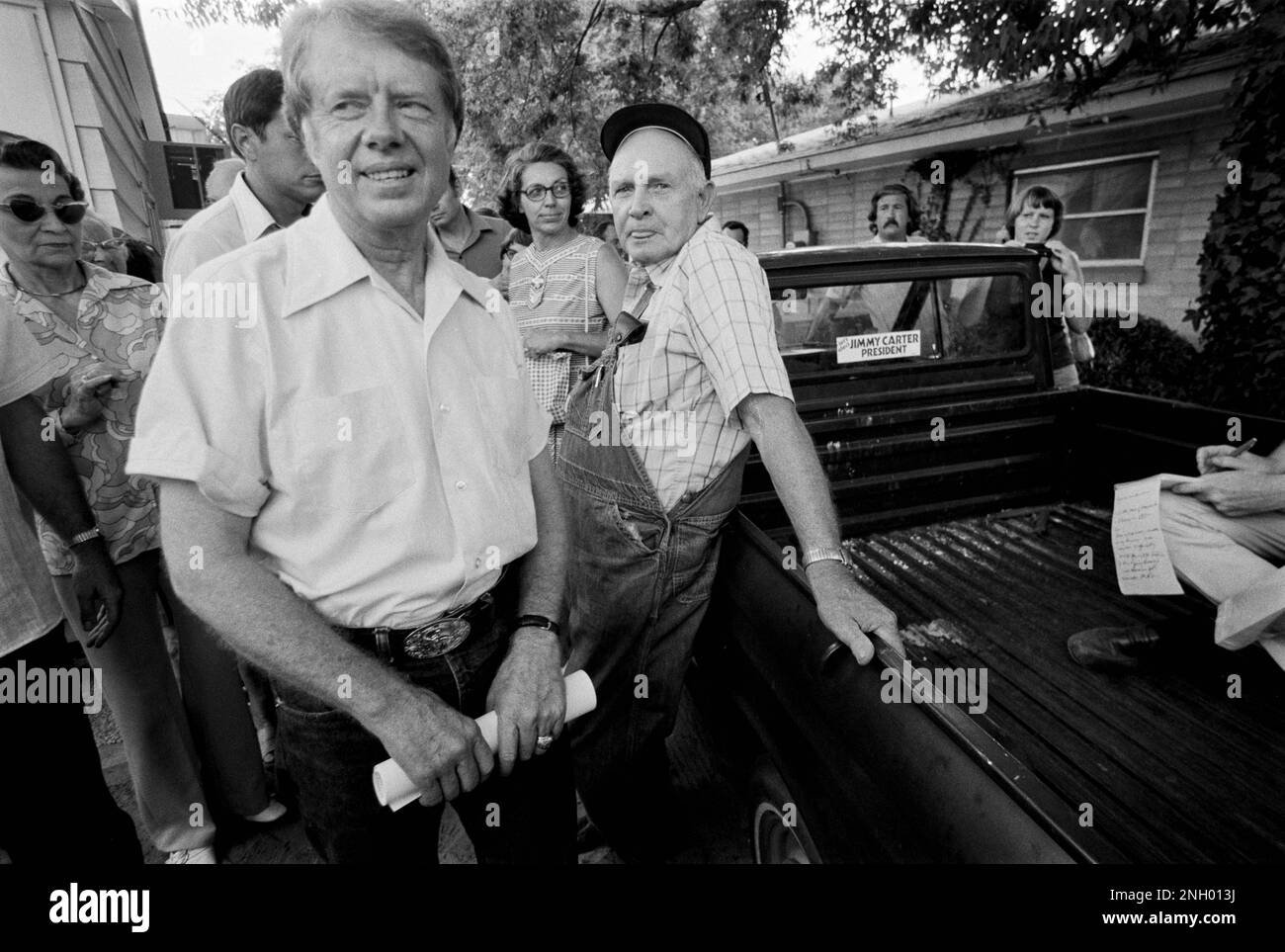 On a walk around his hometown of tiny Plains, Georgia, Democratic ...