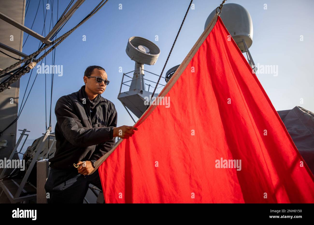 MEDITERRANEAN SEA (Dec. 2, 2022) Quartermaster 2nd Class Zachary ...