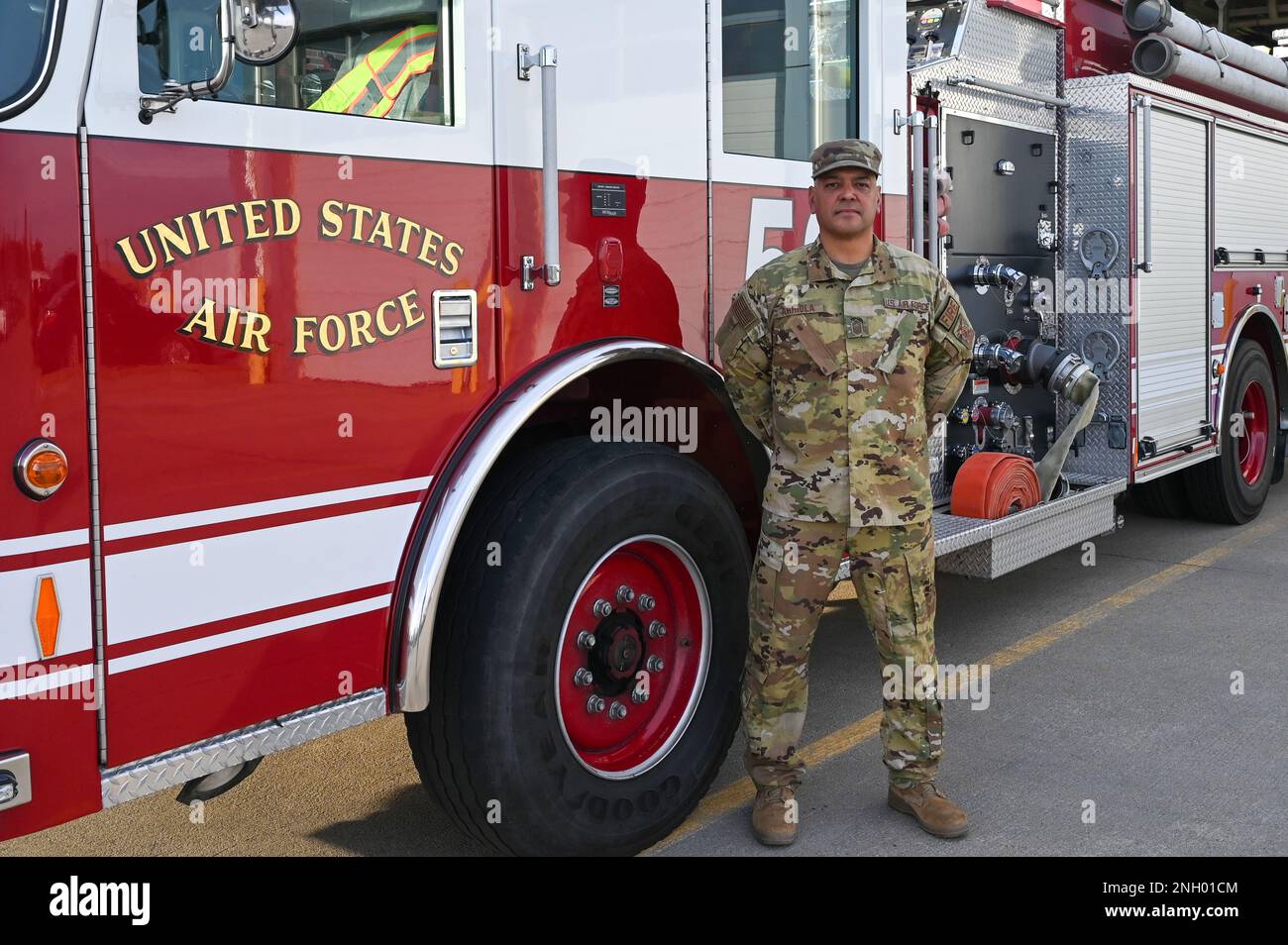 Chief Master Sgt. Rene Arriola, 155th Air Refueling Wing base fire ...