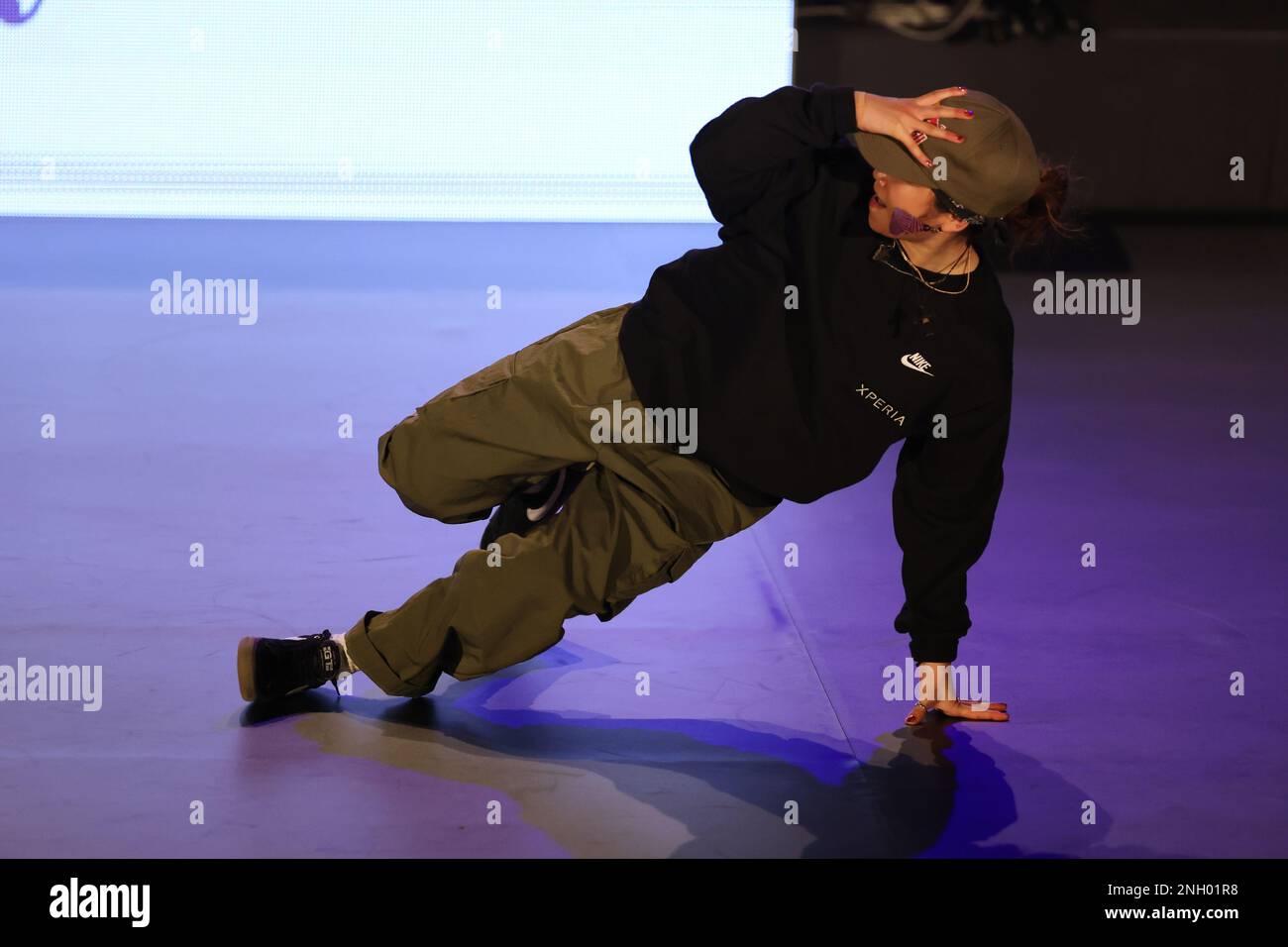 Yoyogi 2nd Gymnasium, Tokyo, Japan. 18th Feb, 2022. Ami Yuasa/Ami ...