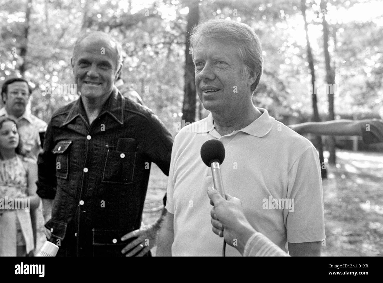 Former u s president jimmy carter Black and White Stock Photos & Images ...