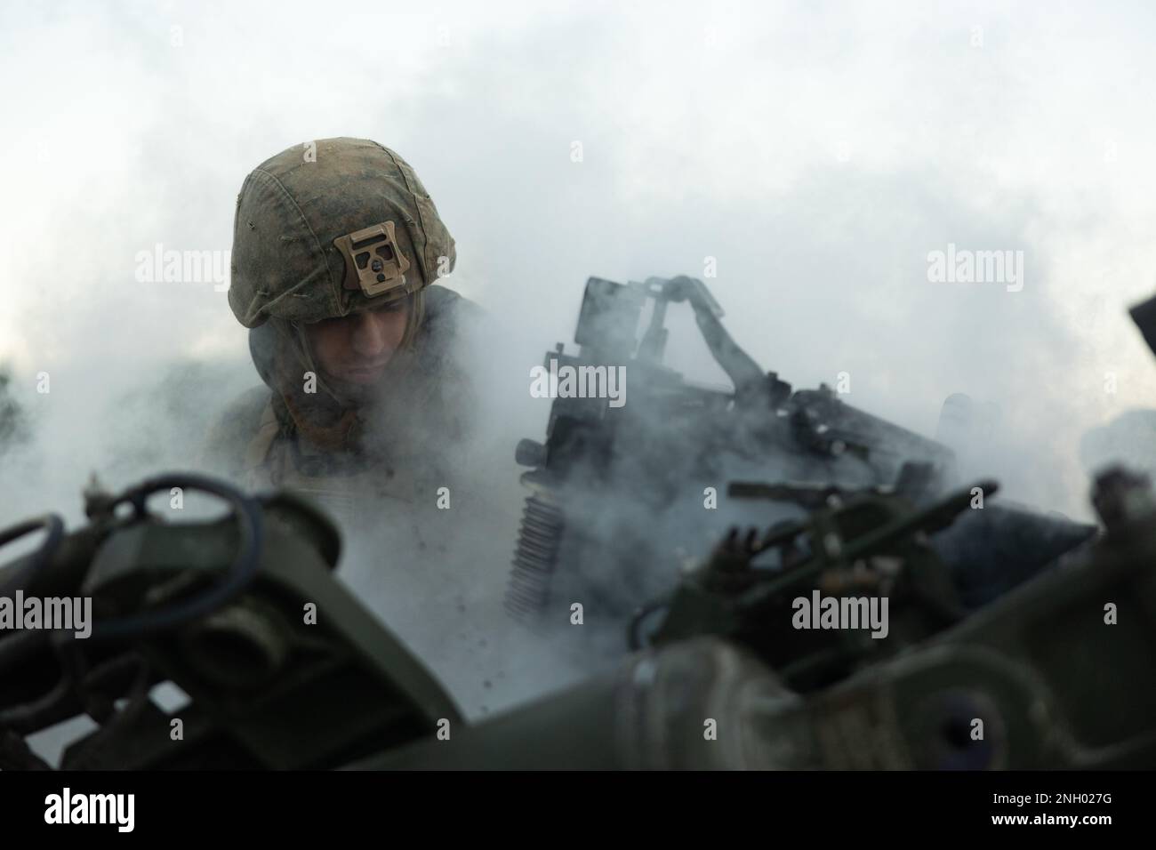 U.S. Marine Corps Lance Cpl. Ashtyn M. Klessig, a field artillery ...