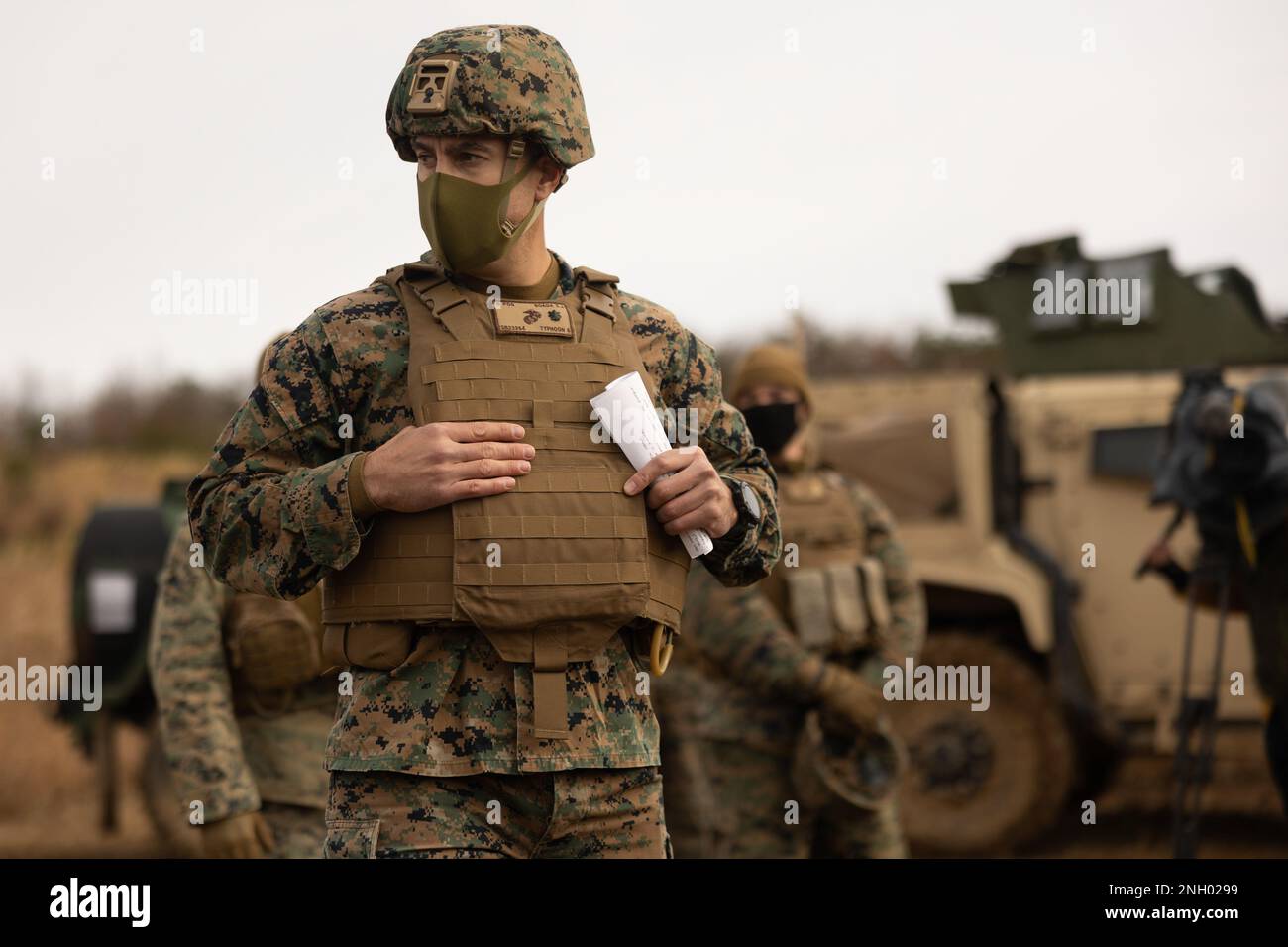 U.S. Marine Corps Lt. Col. Stephen Boada, commanding officer of 3d ...