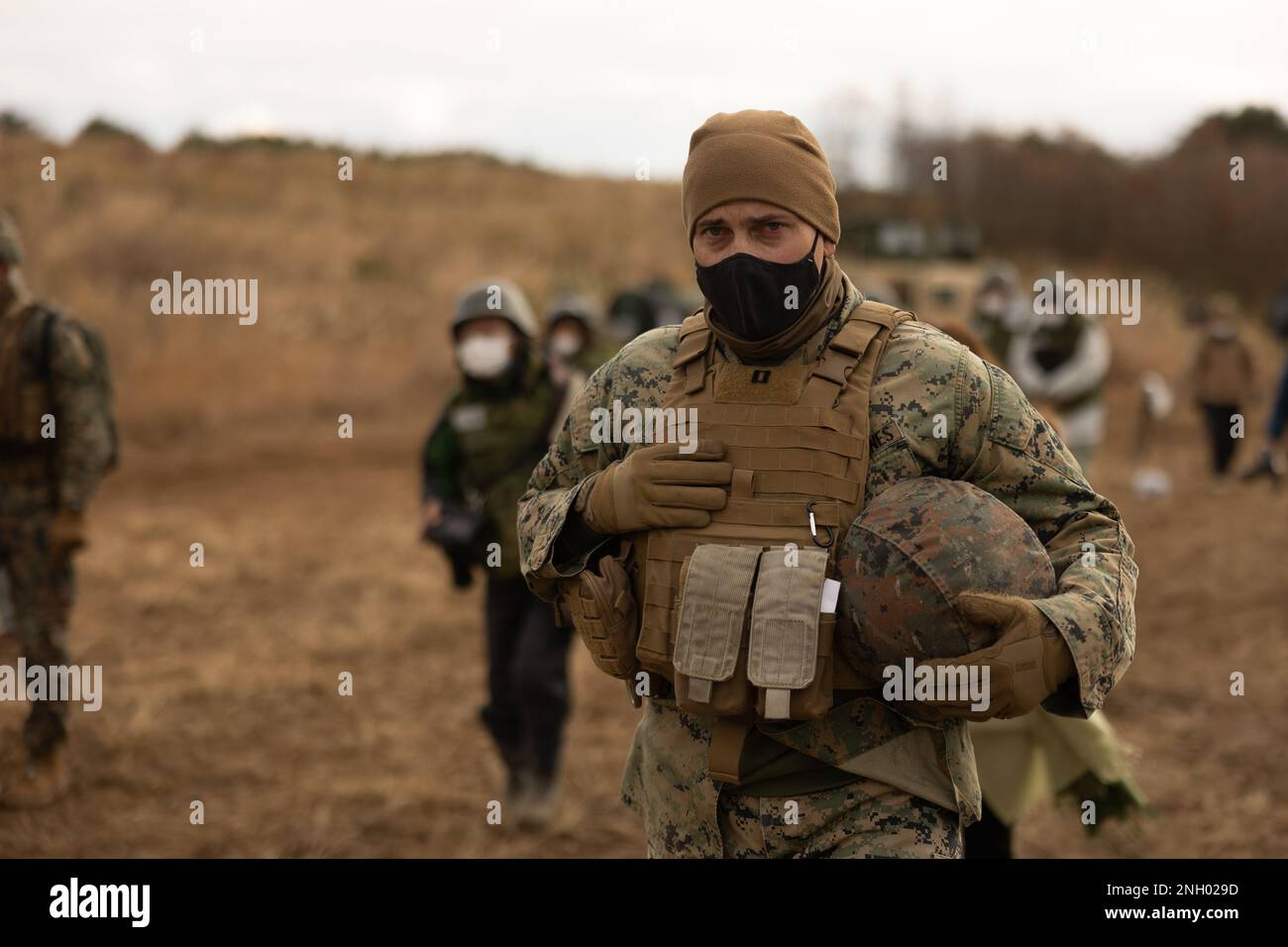 U.S. Marine Corps Capt. Daniel Rathbun, a battery commander with 3d ...