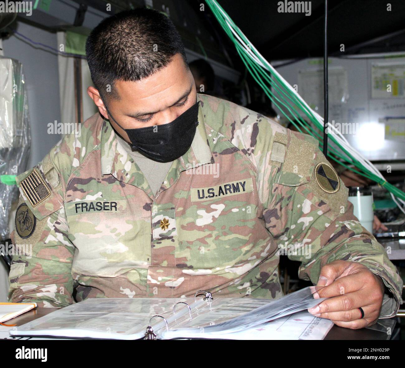 Maj. Orlando Fraser, Military Intelligence Officer assigned to the G2 ...