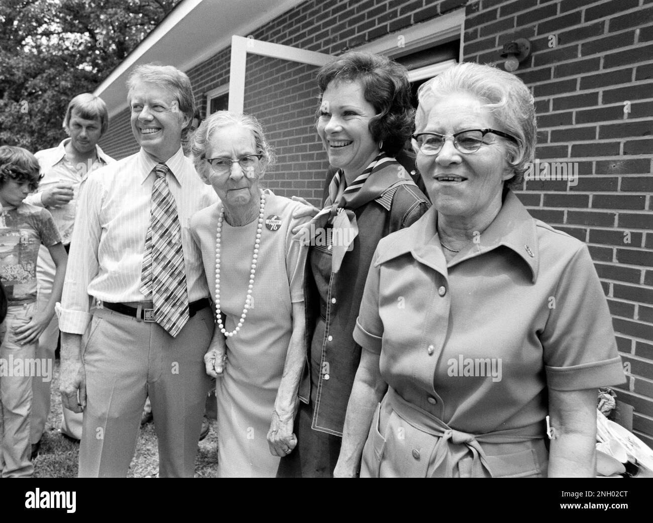 President Jimmy Carter and his wife and First Lady Rosalynn Carter ...