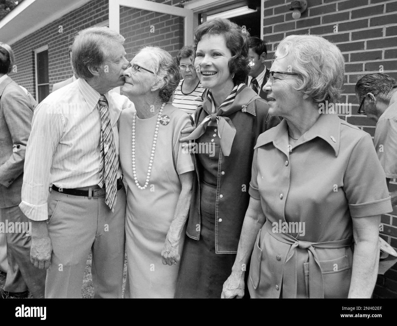 President Jimmy Carter and his wife and First Lady Rosalynn Carter ...