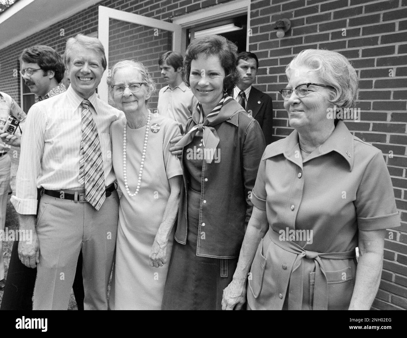 President Jimmy Carter and his wife and First Lady Rosalynn Carter ...