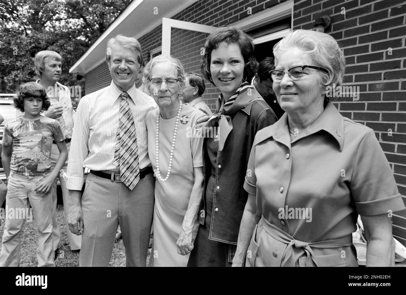 President Jimmy Carter and his wife and First Lady Rosalynn Carter ...