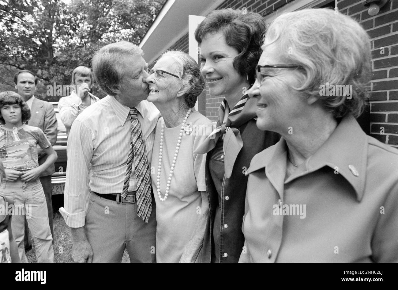 President Jimmy Carter and his wife and First Lady Rosalynn Carter ...