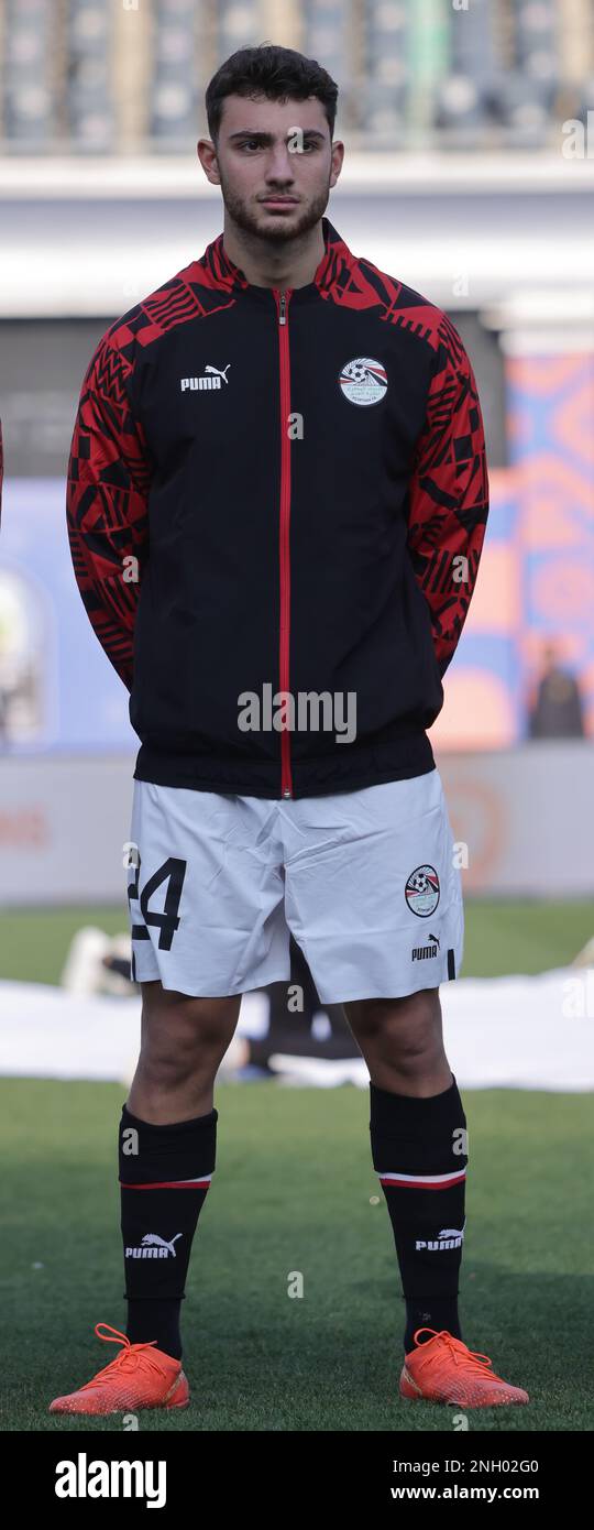 Egypt, Cairo, 19 February 2023 - Bilal Mazhar of Egypt U20 during the ...
