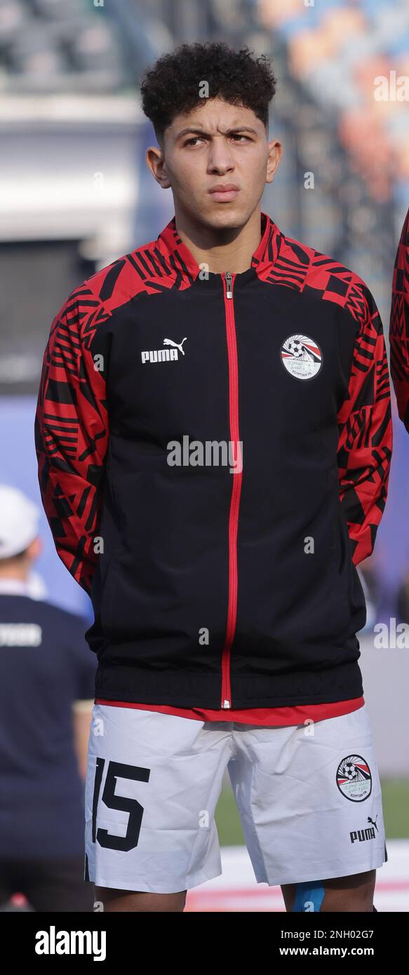 Egypt, Cairo, 19 February 2023 - Mohamed Fares of Egypt U20 during the ...