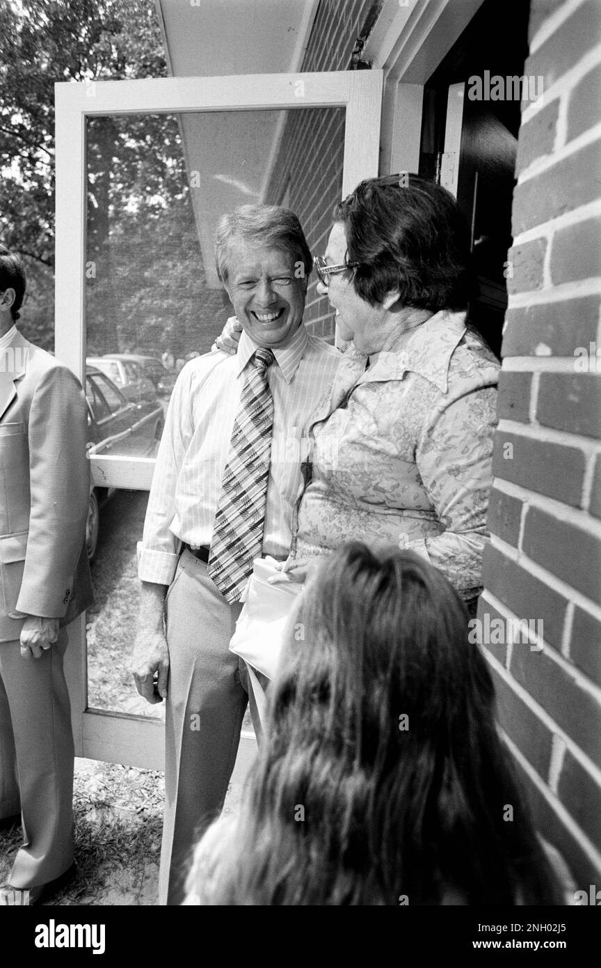 President Jimmy Carter and his wife and First Lady Rosalynn Carter ...