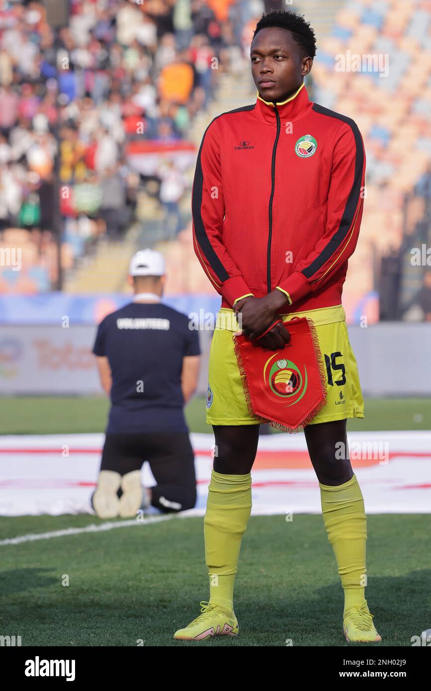 Egypt, Cairo, 19 February 2023 - Keyns Abdala of Mozambique under 20 ...