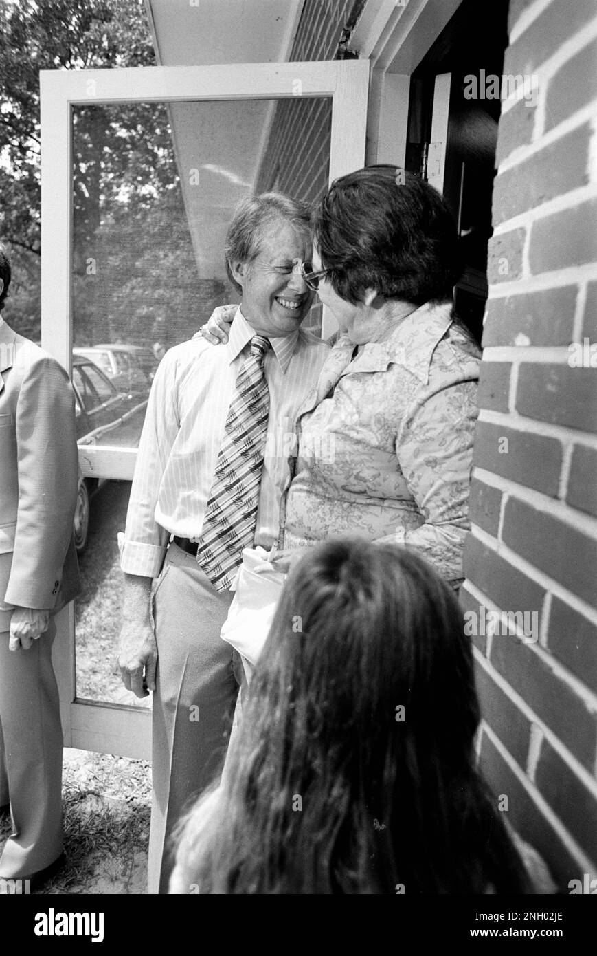 President Jimmy Carter and his wife and First Lady Rosalynn Carter ...