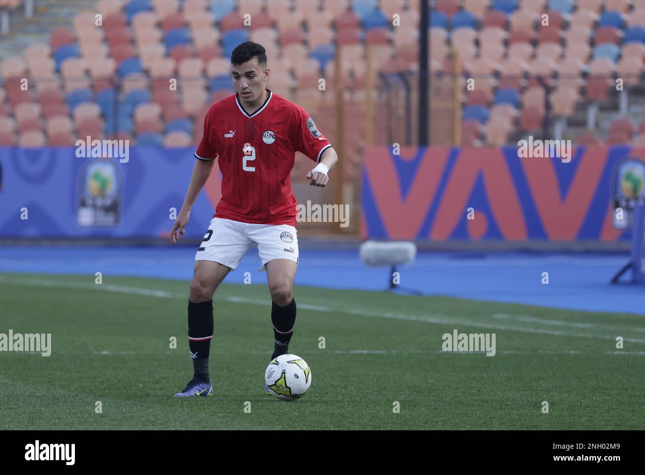Egypt, Cairo, 19 February 2023 - Ahmed Reda of Egypt under 20 during ...
