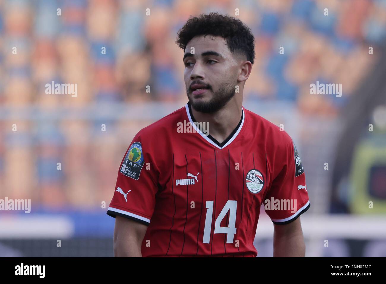 Egypt, Cairo, 19 February 2023 - Maged Hany of Egypt under 20 during ...
