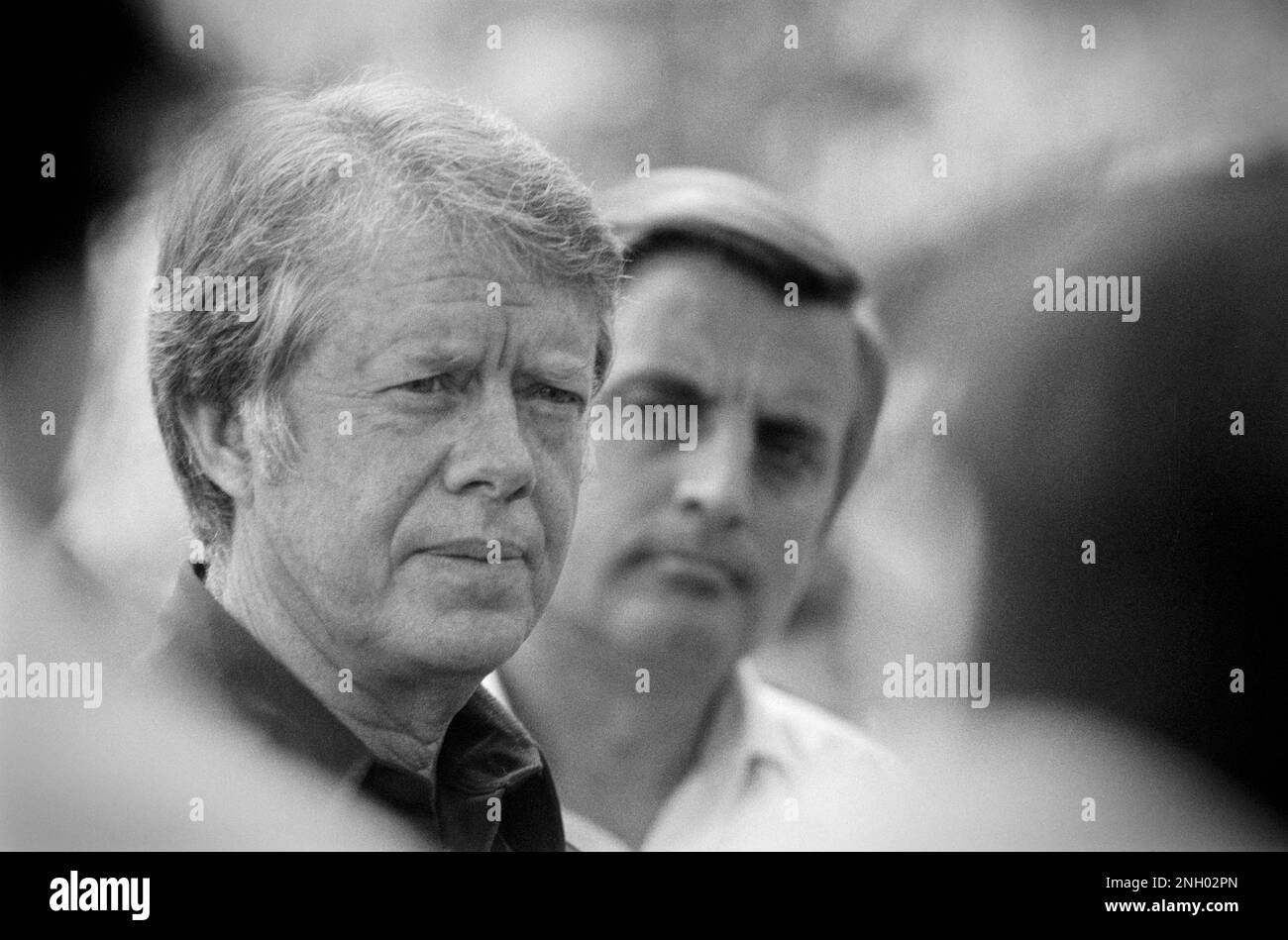 1976 Democratic presidential nominee Jimmy Carter and his vice ...