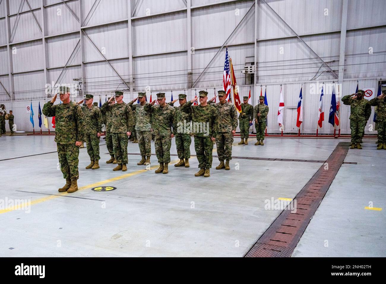U.S. Marines with Marine Aerial Refueler Transport Squadron 452, (VMGR ...