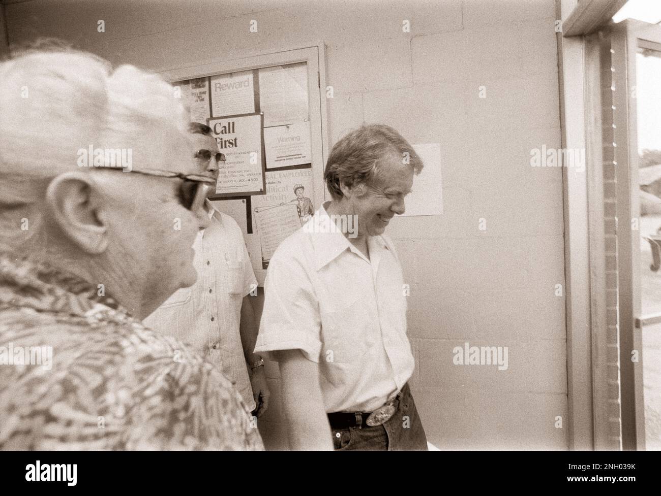 On a walk around his hometown of tiny Plains, Georgia, Democratic ...