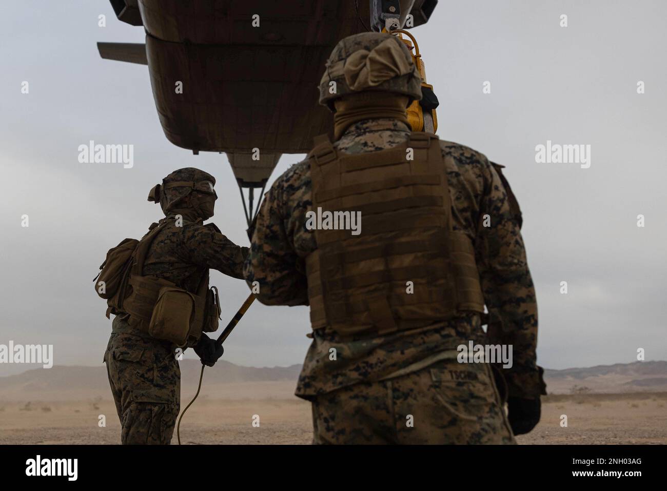 U.S. Marine Corps Cpl. Brandt Tschida, (right) and Lance Cpl. Brandon ...