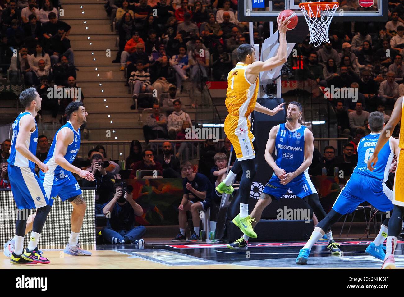 PalaAlpitour, Turin, Italy, February 18, 2023, Dajan Kravic (Carpegna ...