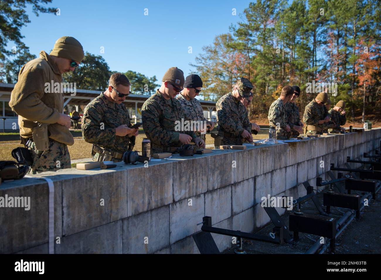 U.S. Marines with various units across Marine Corps Base (MCB) Camp ...