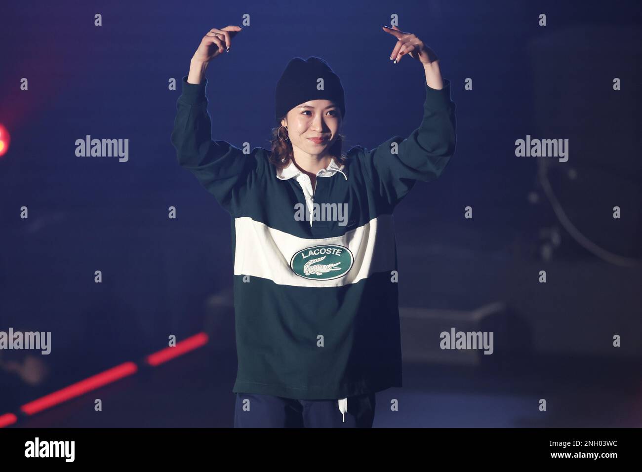 Yoyogi 2nd Gymnasium, Tokyo, Japan. 19th Feb, 2022. Ayu Yuasa/AYU ...