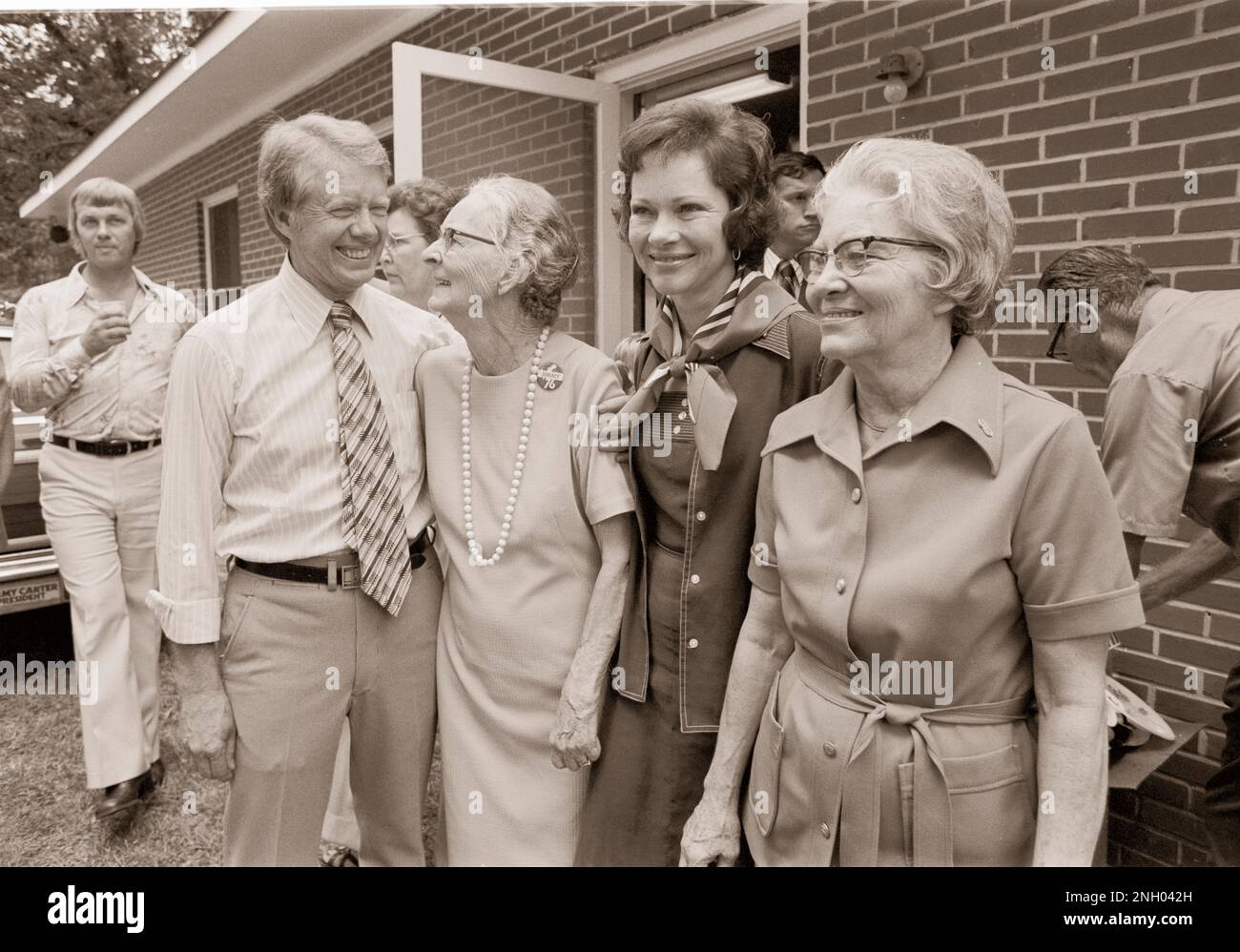 President Jimmy Carter and his wife and First Lady Rosalynn Carter ...