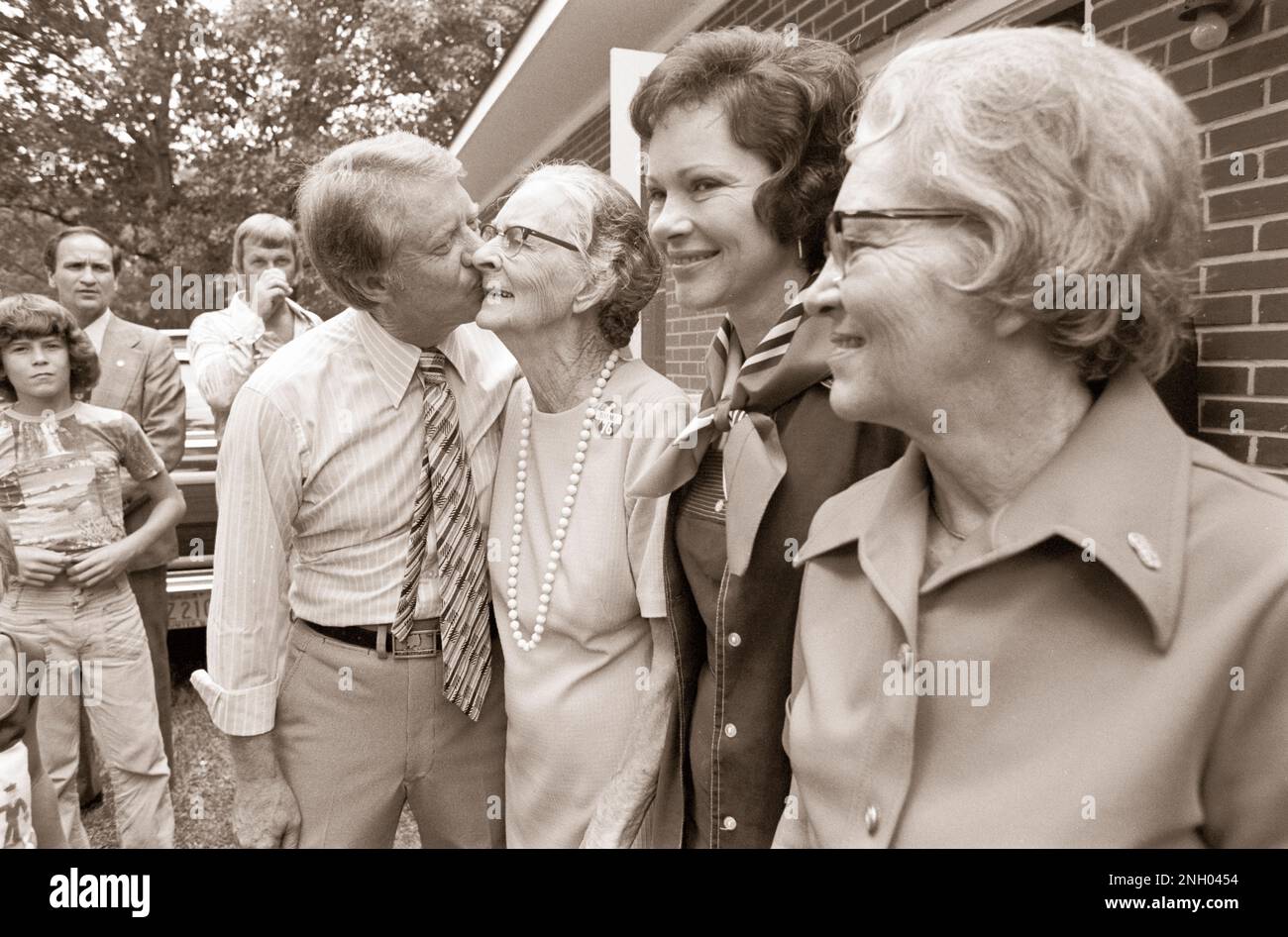 President Jimmy Carter and his wife and First Lady Rosalynn Carter ...