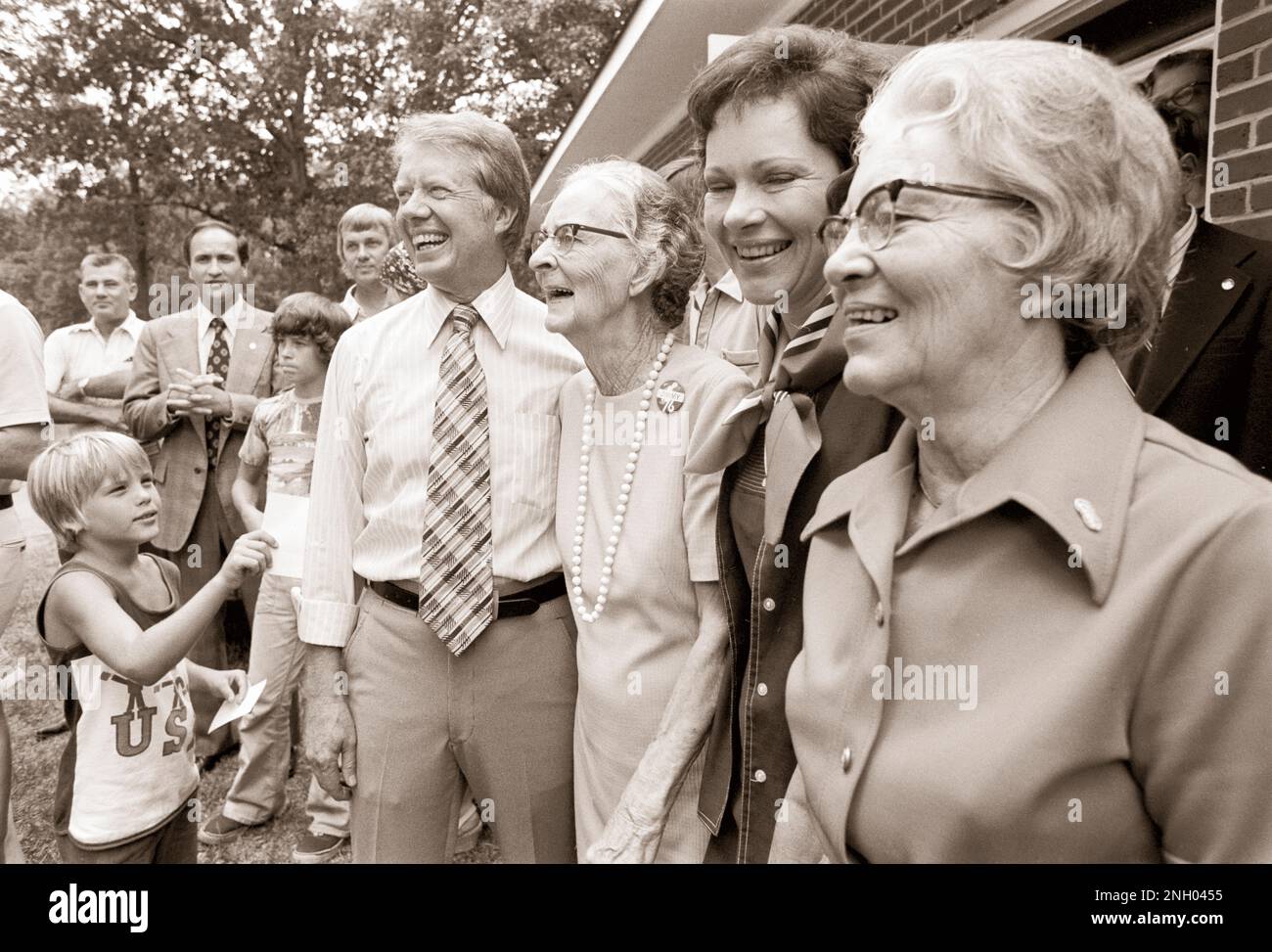 President Jimmy Carter and his wife and First Lady Rosalynn Carter ...