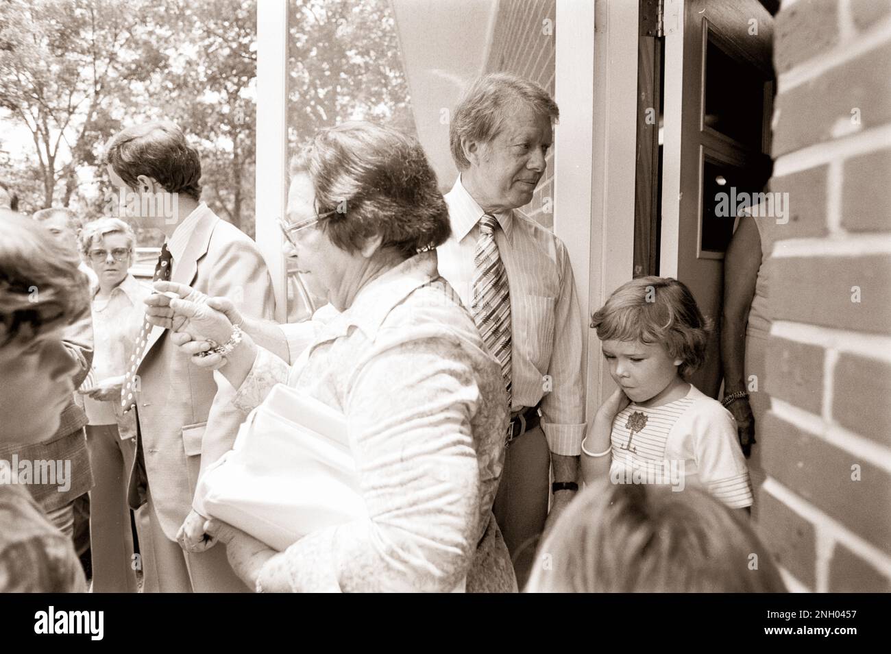 President Jimmy Carter and his wife and First Lady Rosalynn Carter ...