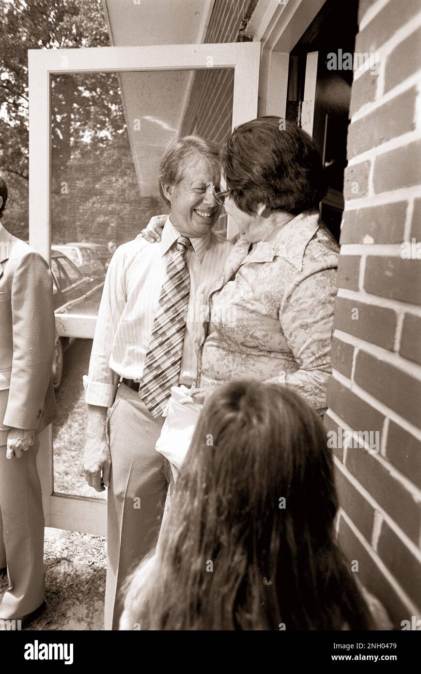 President Jimmy Carter and his wife and First Lady Rosalynn Carter ...