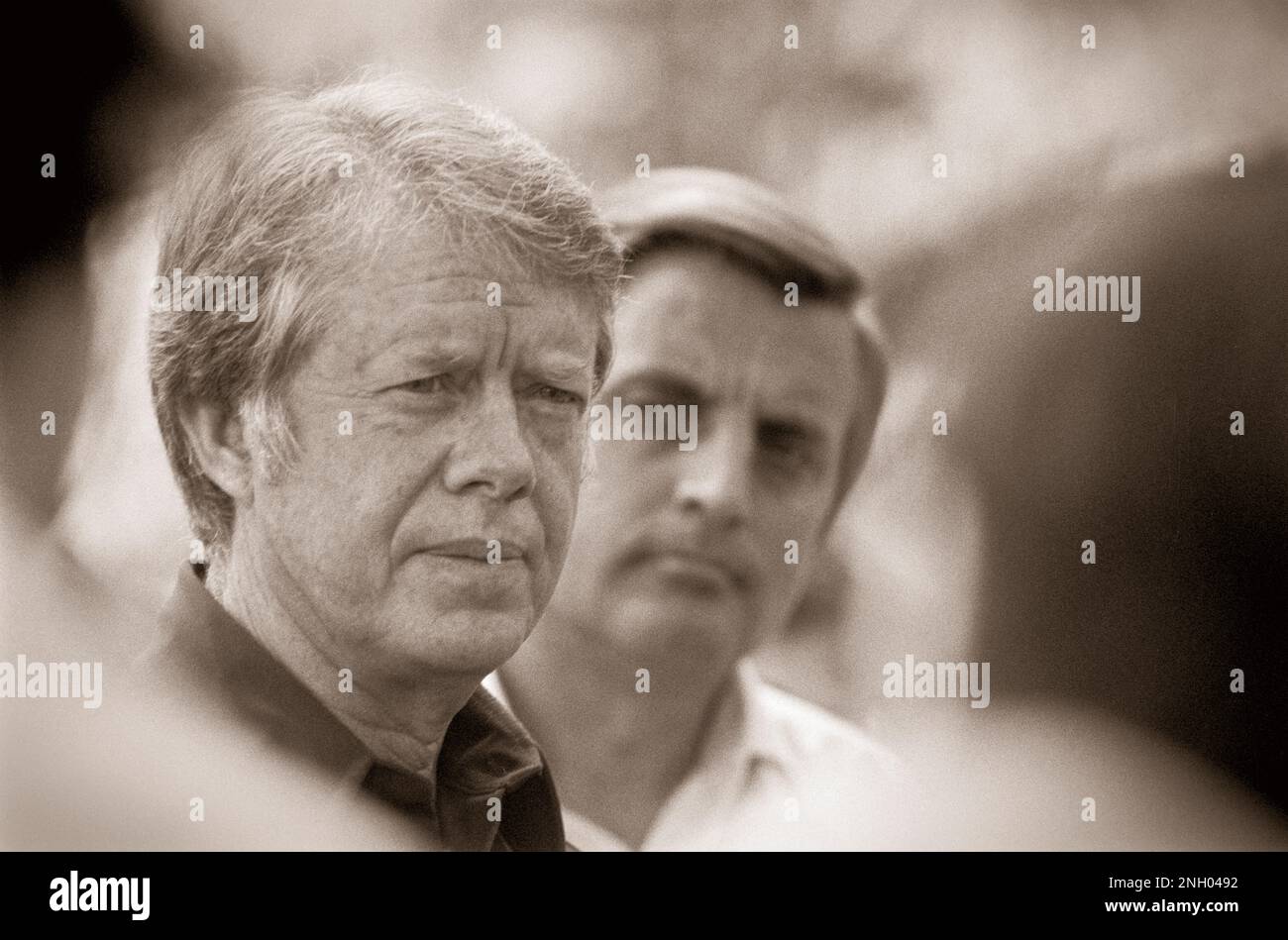 1976 Democratic presidential nominee Jimmy Carter and his vice ...