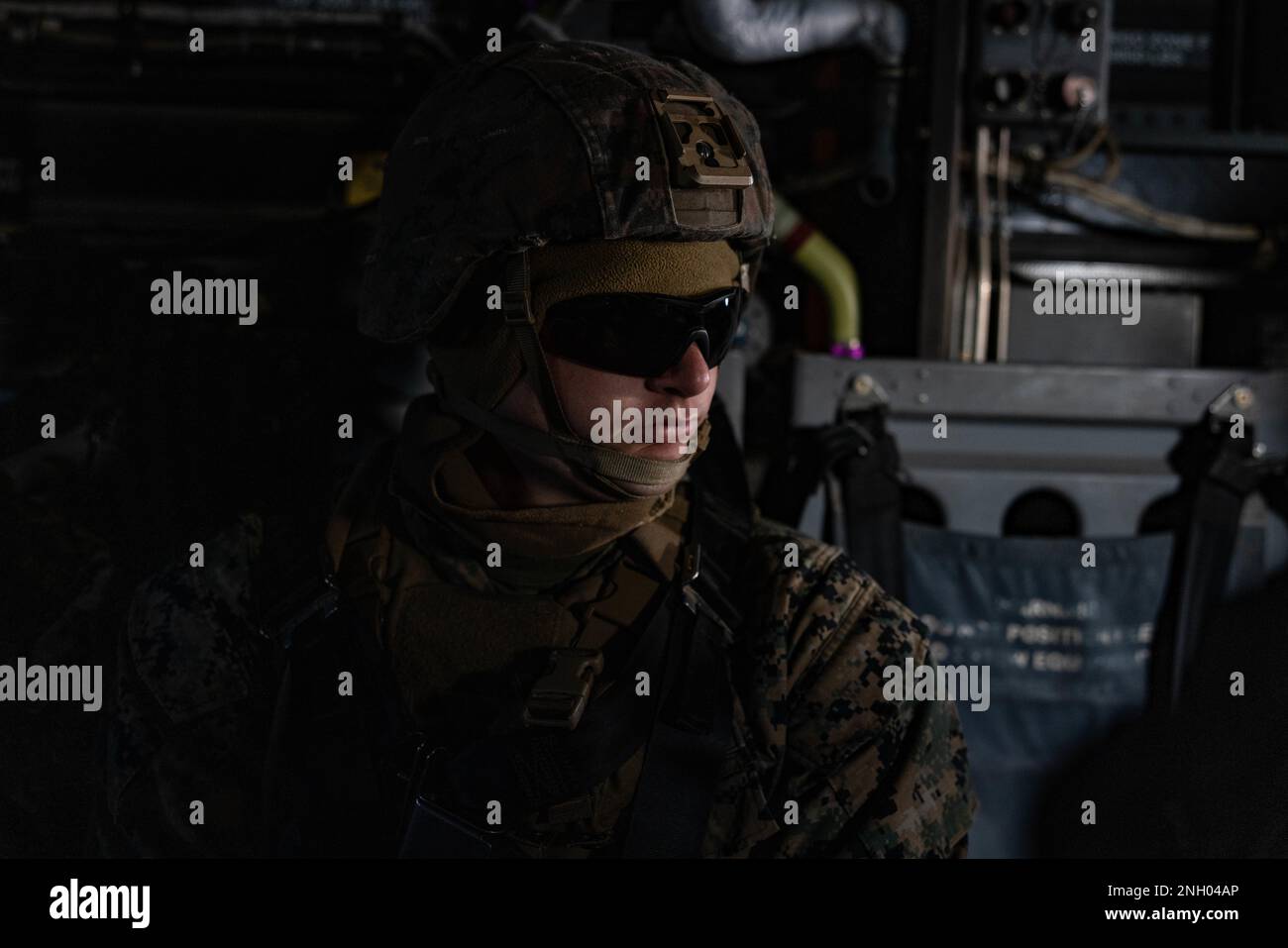 U.S. Marine Corps Lance Cpl. Alexander Veytsman, a communications ...
