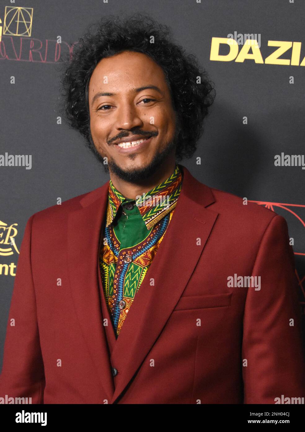 Los Angeles, California, USA 18th February 2023 Actor Samba Schutte ...