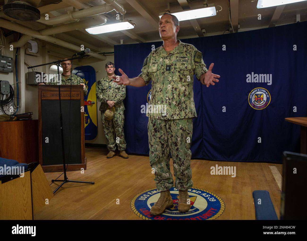 NAVAL BASE GUAM (Dec. 2, 2022) Rear Adm. Jeff Jablon, commander ...