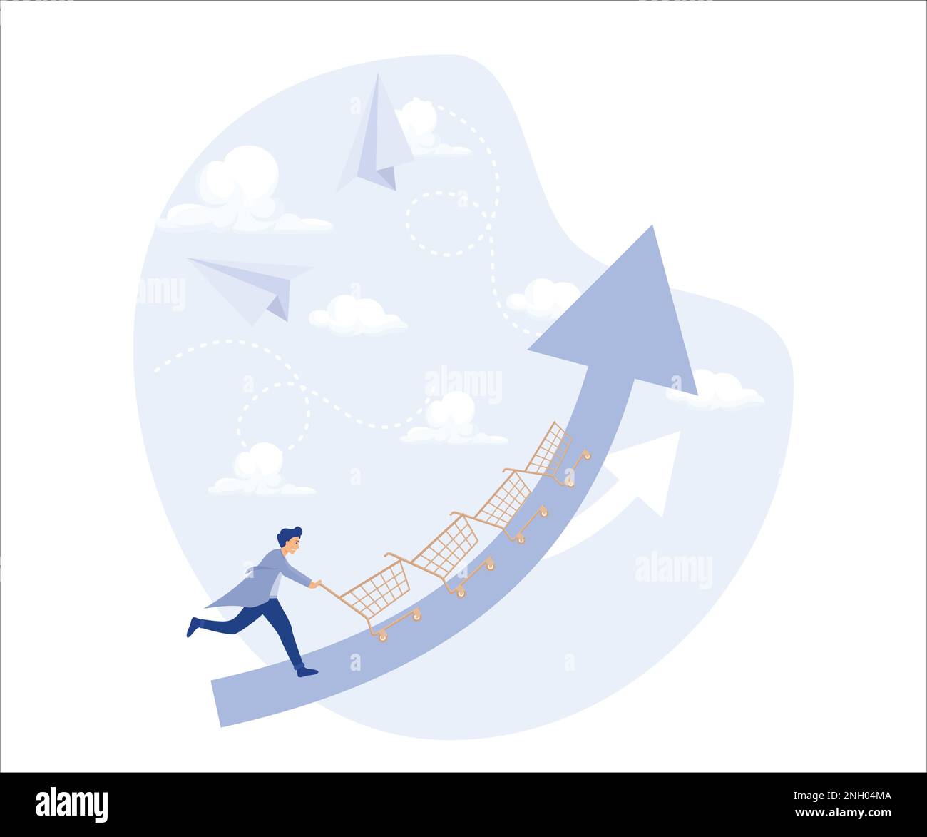 Sale increase Stock Vector Images - Alamy