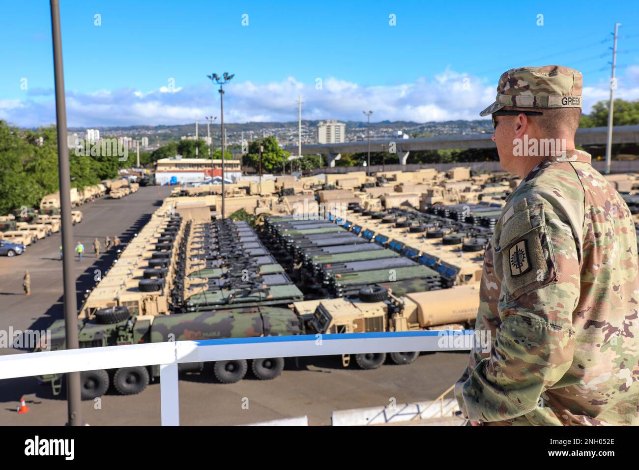 8th Military Police Brigade Commander, Col. Charles A. Green watched ...