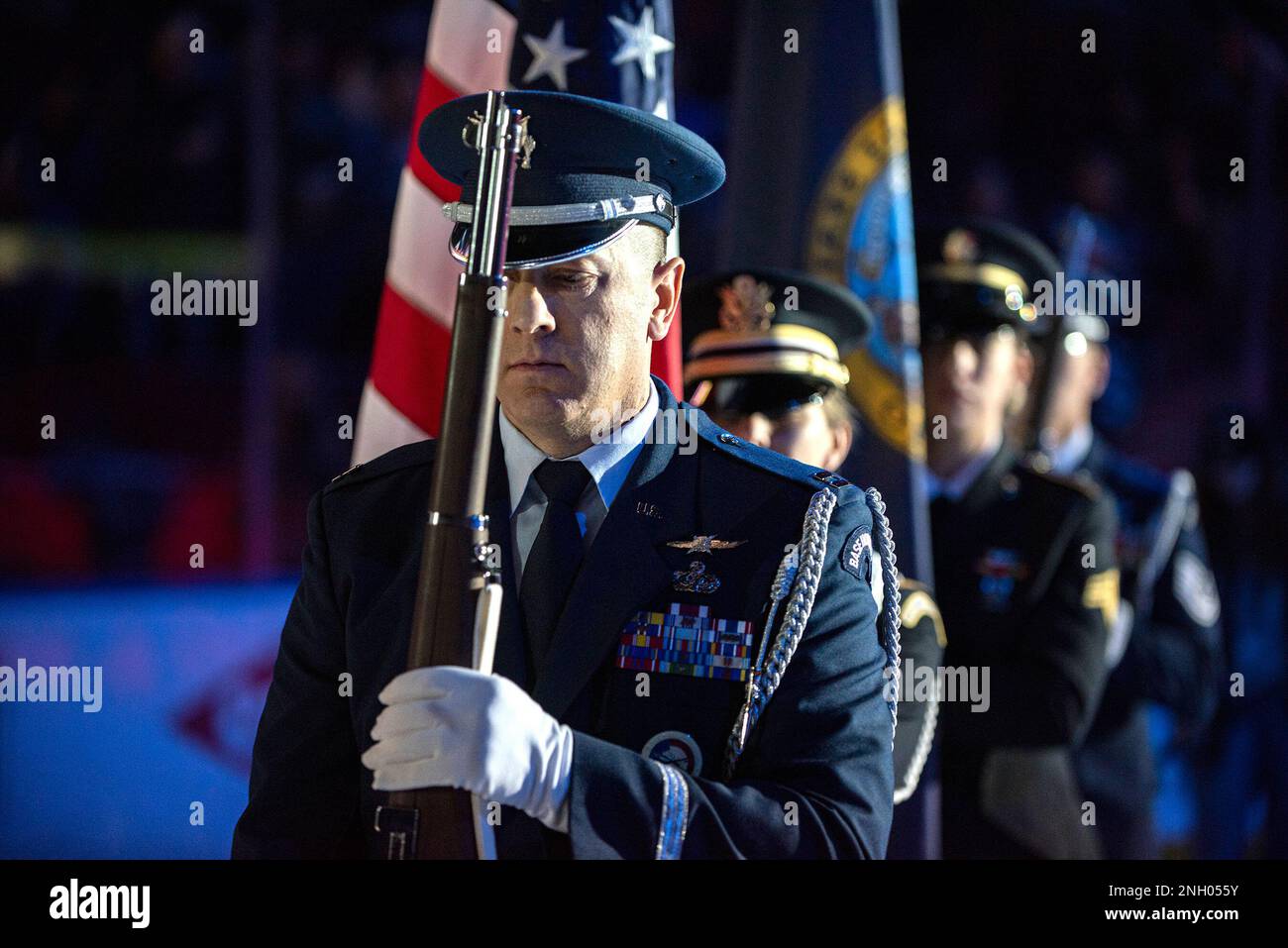 Military members were honored at the Idaho Steelhead’s hockey game on ...