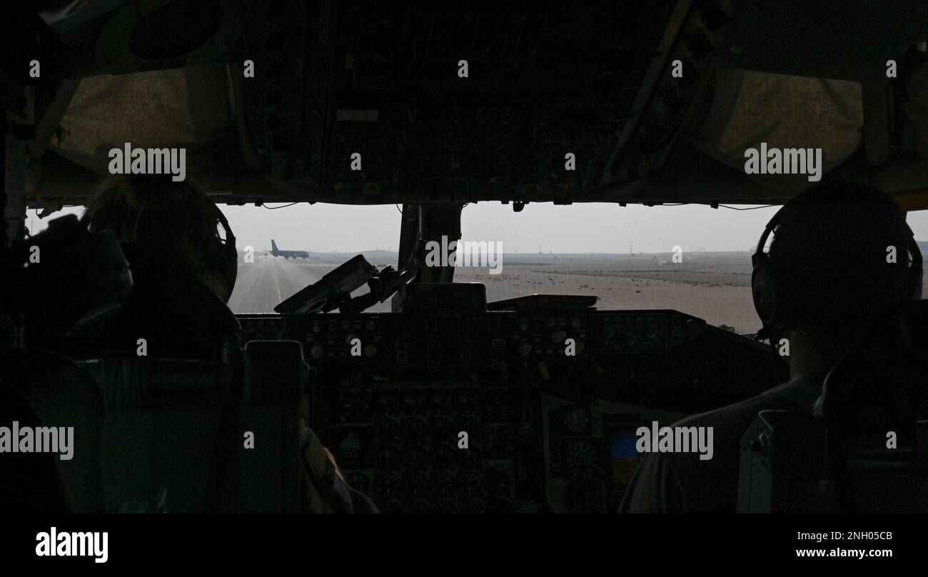 Maj. Megan Worden and Capt. Sean Christner, 340th Expeditionary Air ...