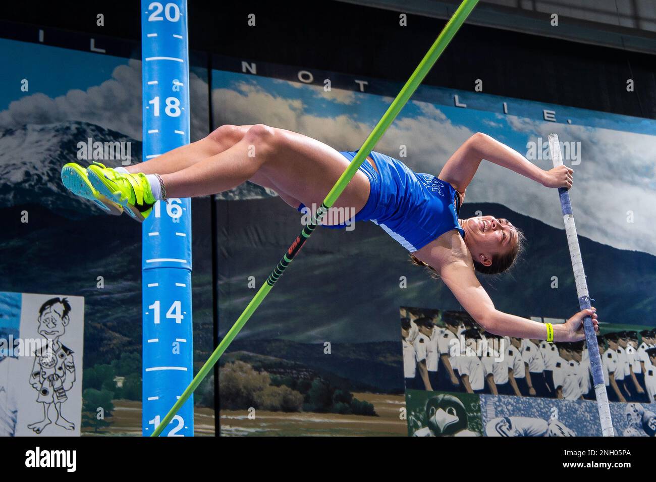 U.S. AIR FORCE ACADEMY, Colo. -- Air Force's Chloe Kinlaw competes in ...