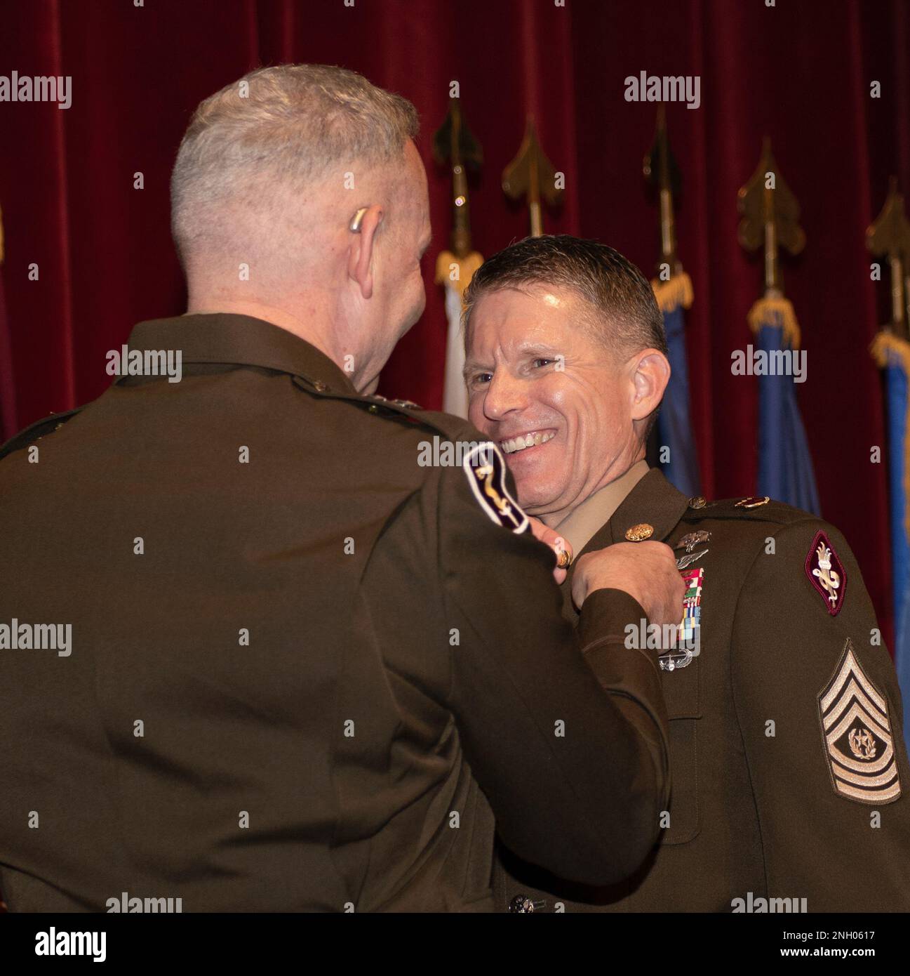 U.S. Army Maj. Gen. Dennis P. LeMaster (left), Deputy Commanding ...